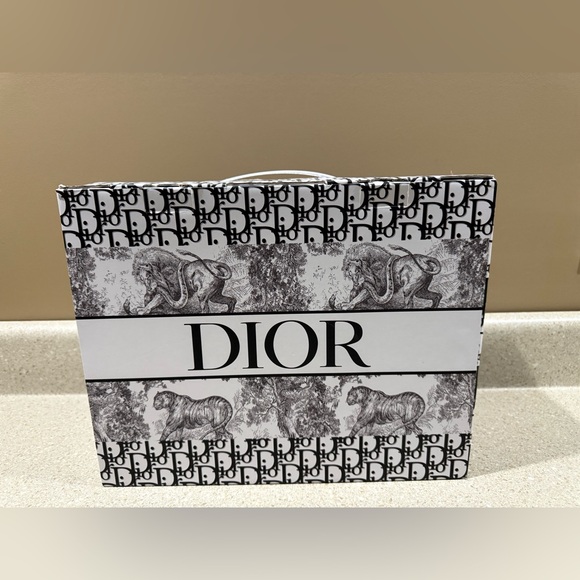 Dior | Accessories | Christian Dior Toile De Jouy Box Lion Tiger | Poshmark